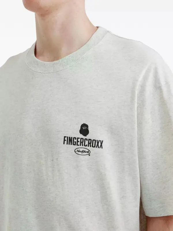 FINGERCROXX Logo-print T-shirt