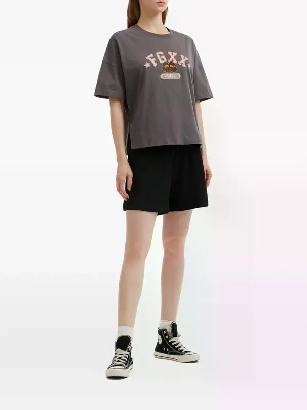 FINGERCROXX Logo-detail T-shirt