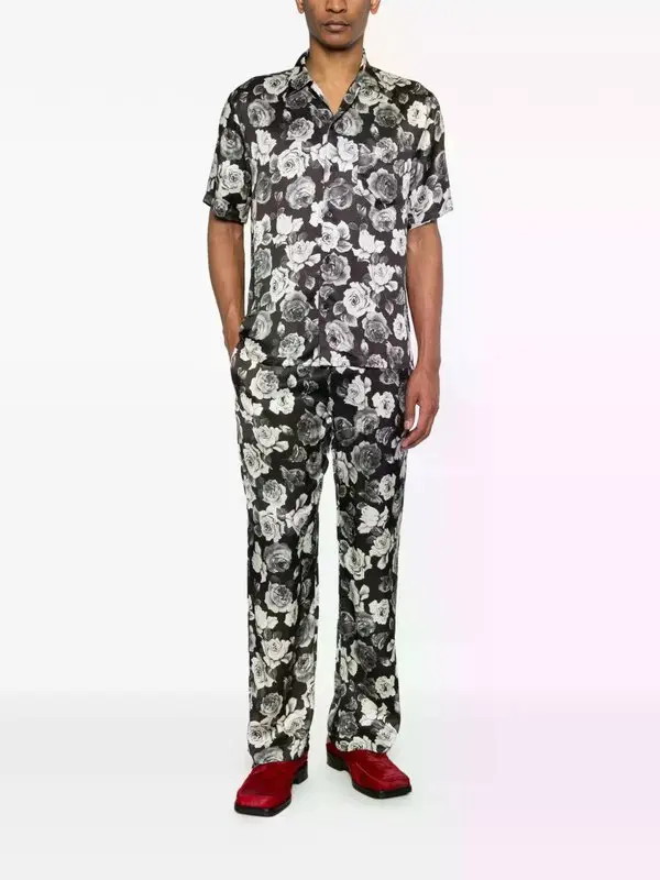 ERNEST W. BAKER Rose-print Shirt