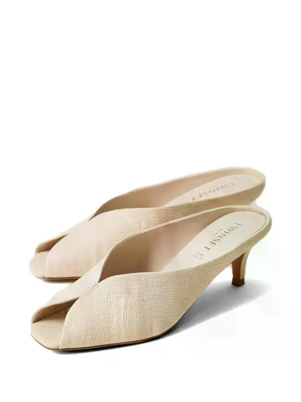 TWINSET Tejus-print Mules