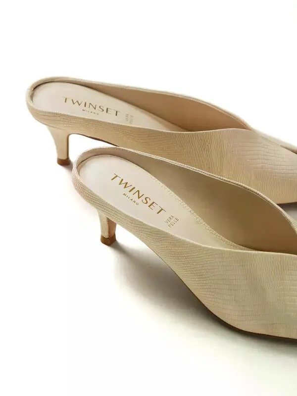 TWINSET Tejus-print Mules