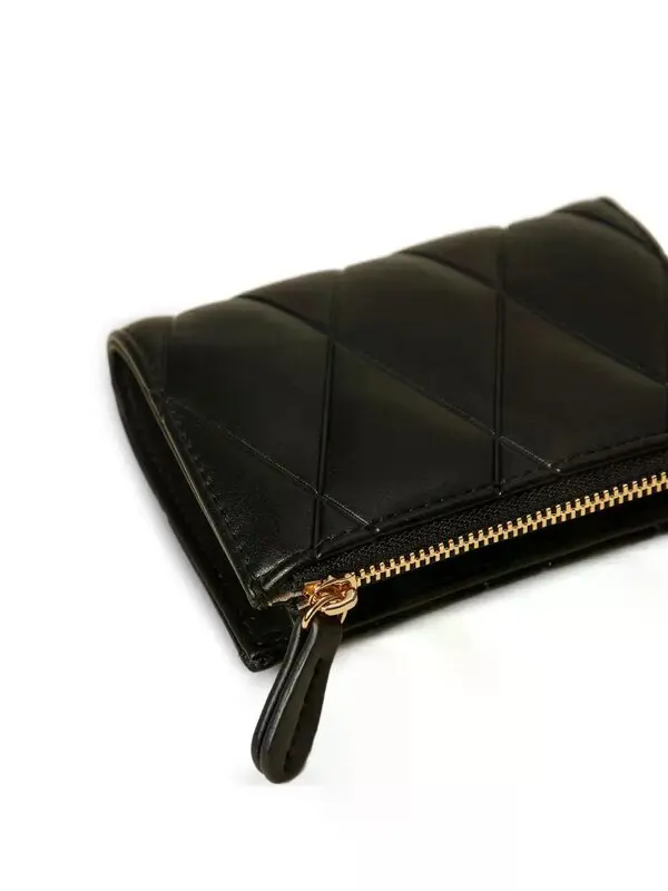 TWINSET Bi-fold Quilted Wallet - Black