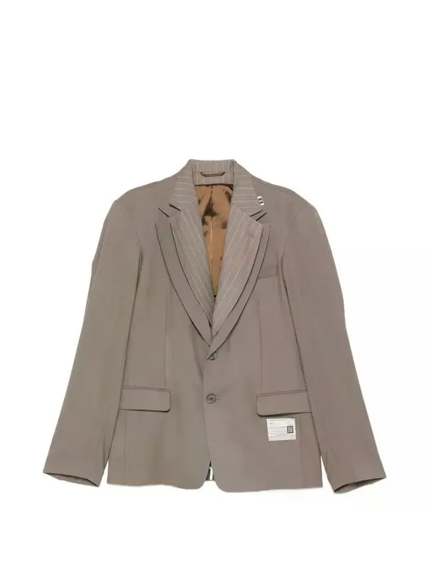 Mihara Yasuhiro Pinstripe-lapel Blazer