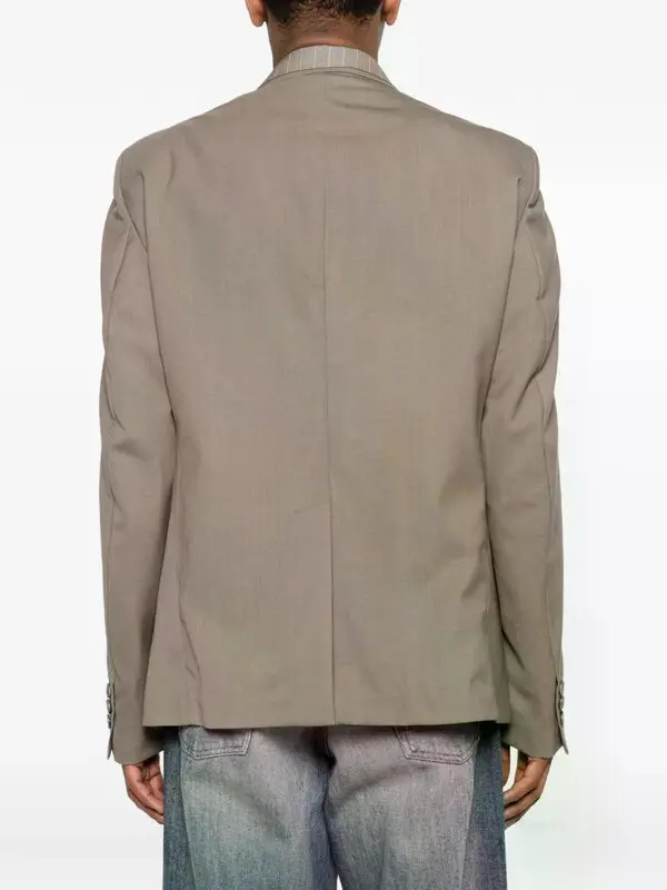 Mihara Yasuhiro Pinstripe-lapel Blazer