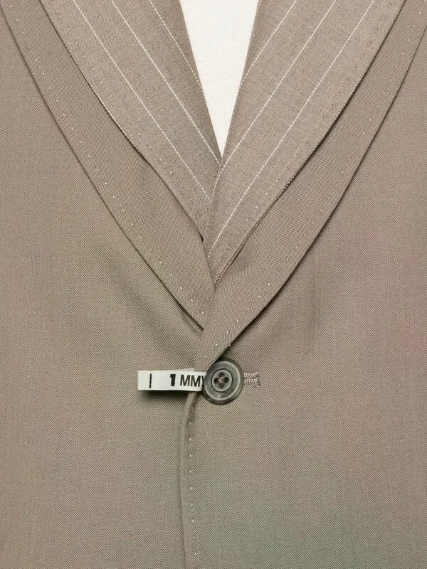 Mihara Yasuhiro Pinstripe-lapel Blazer