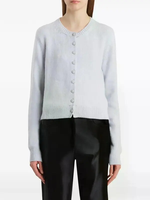 Khaite Everheart Button Cashmere Cardigan