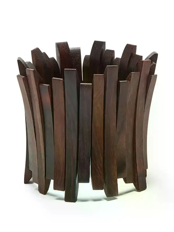 Malìparmi Wooden Band Bracelet - Brown