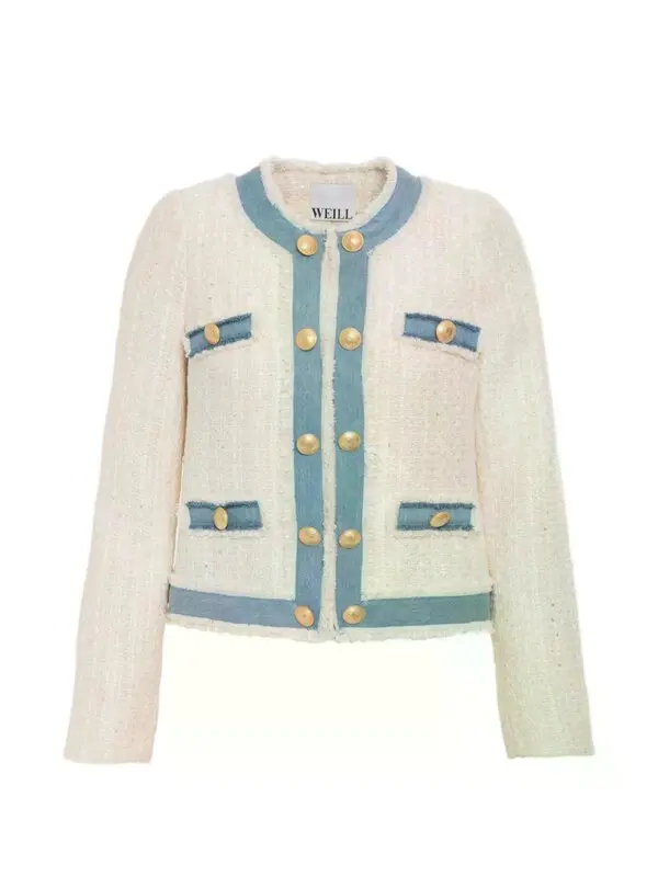 WEILL Tweed Denim Jacket