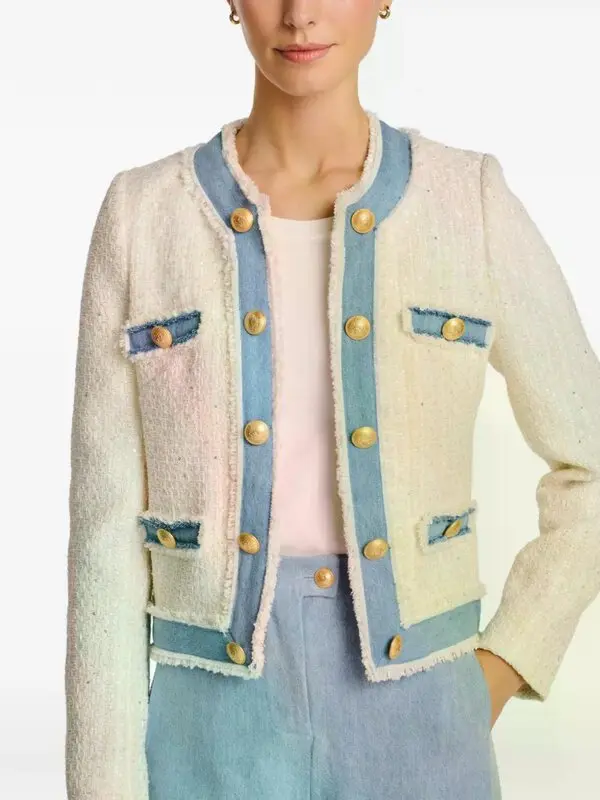 WEILL Tweed Denim Jacket