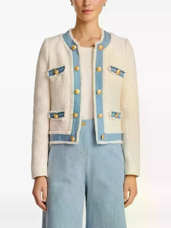 WEILL Tweed Denim Jacket
