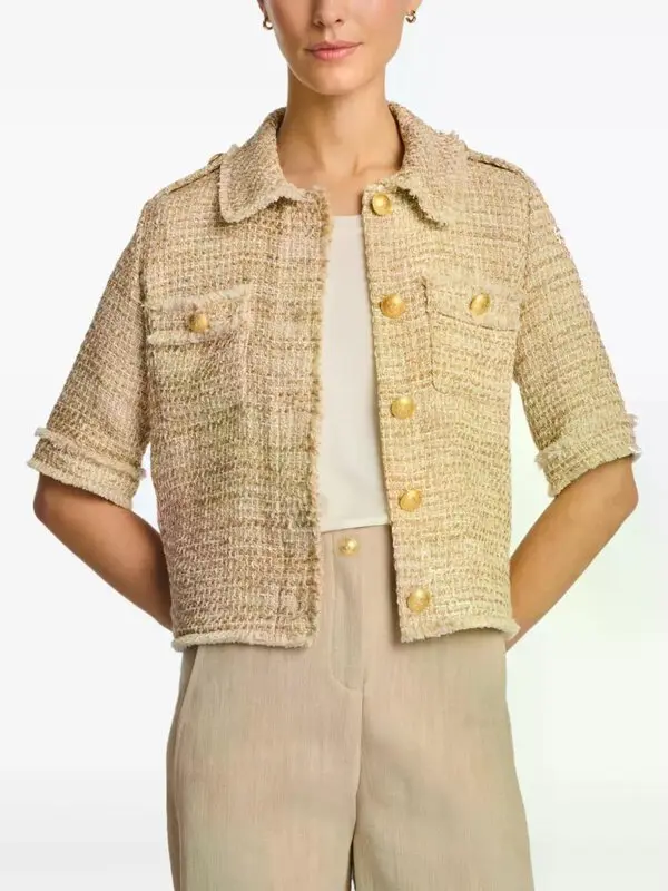 WEILL Tweed Buttoned Shirt