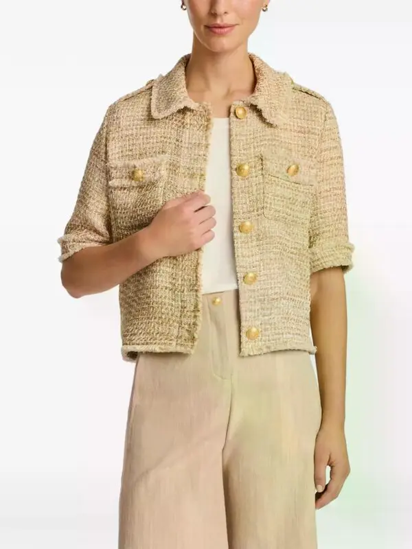 WEILL Tweed Buttoned Shirt