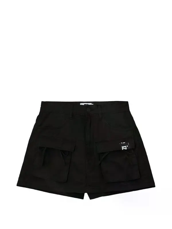 Izzue Pocket Button Shorts - Black