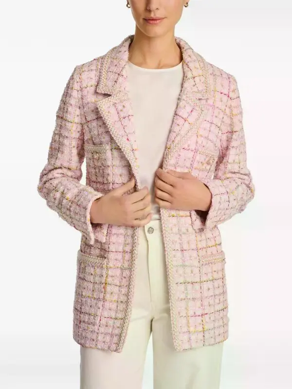 WEILL Tweed Braided-trim Blazer