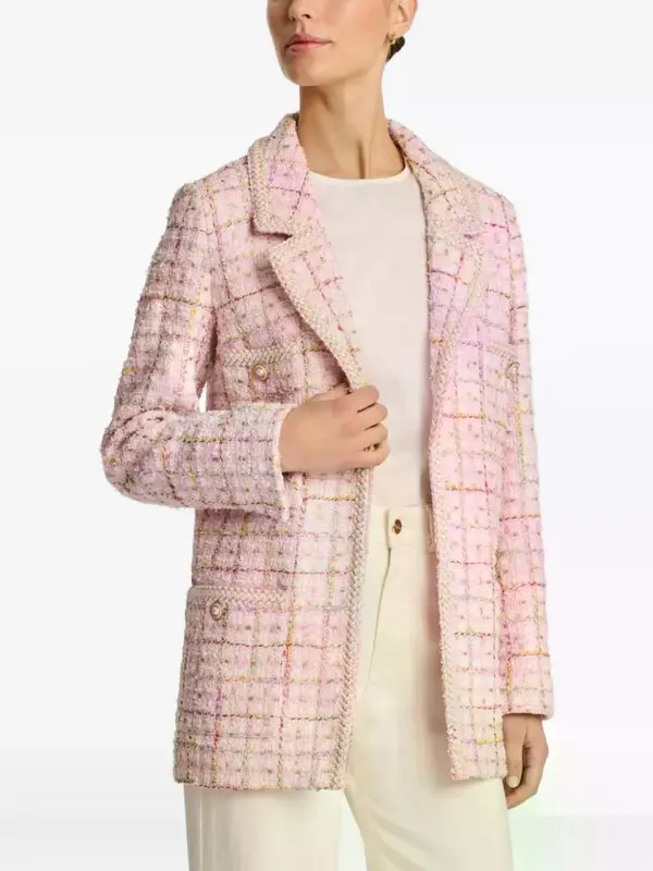 WEILL Tweed Braided-trim Blazer
