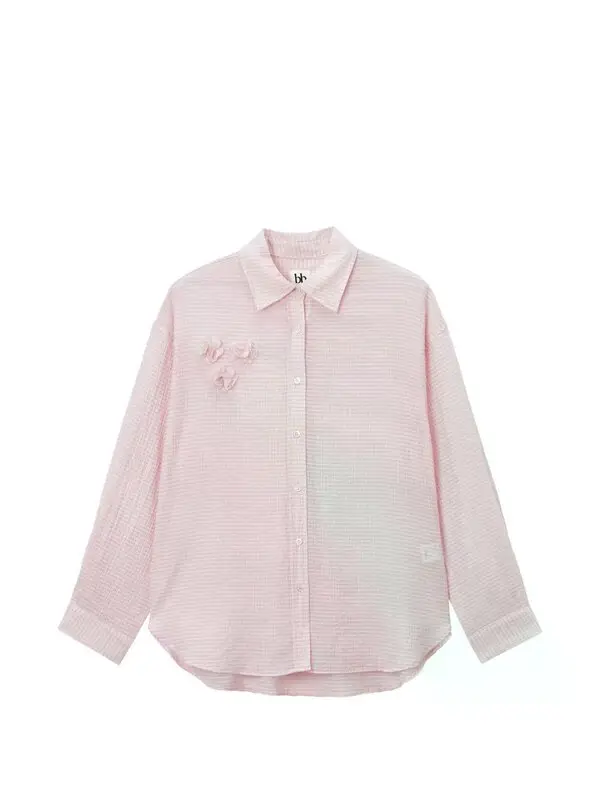 B+AB Floral-appliqué Shirt