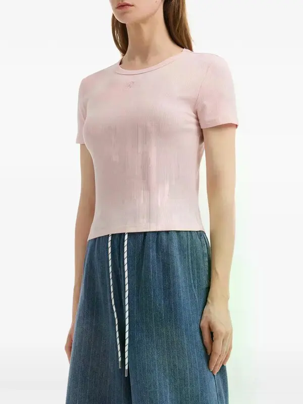 B+AB Ribbed Crew-neck T-shirt