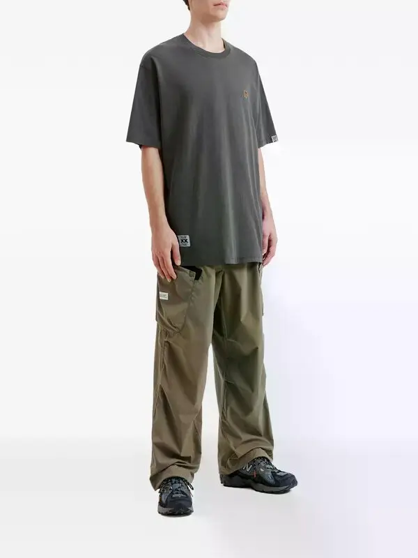 FINGERCROXX Short-sleeved Crewneck T-shirt - Grey