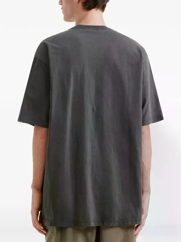 FINGERCROXX Short-sleeved Crewneck T-shirt - Grey