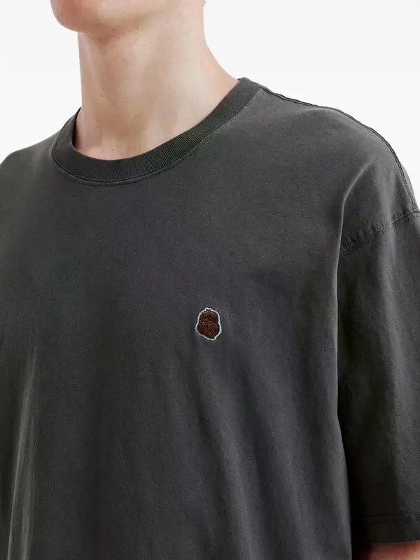 FINGERCROXX Short-sleeved Crewneck T-shirt - Grey