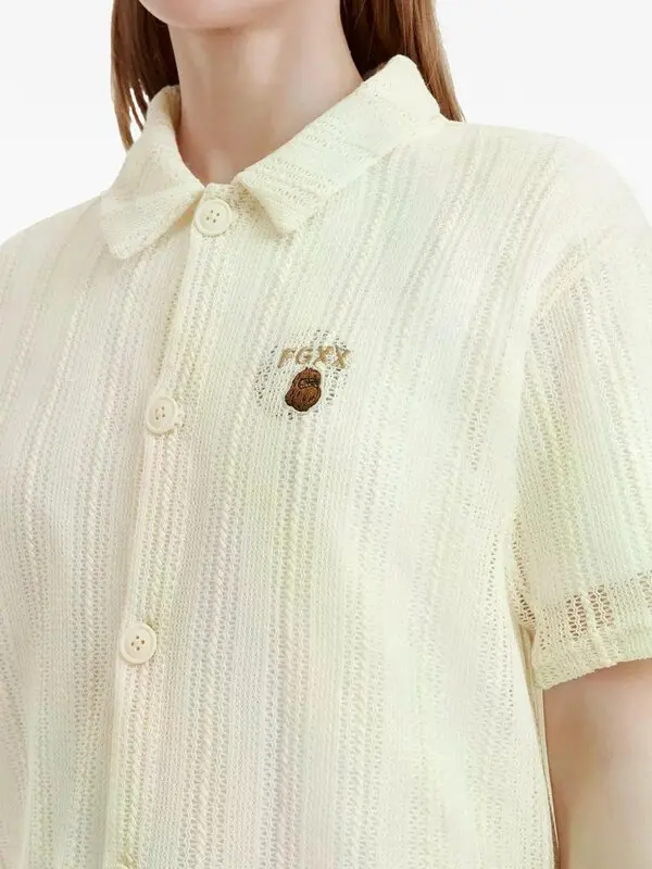 FINGERCROXX Button-down Collared Knitwear