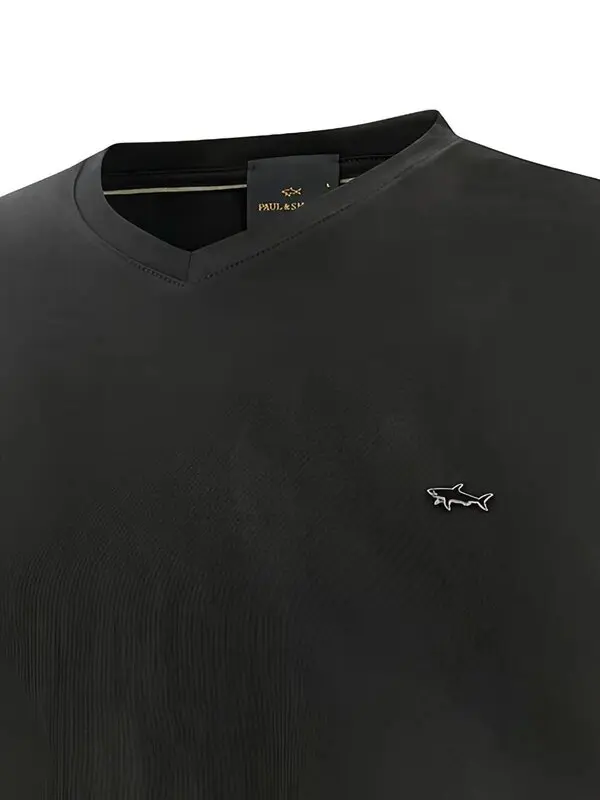 Paul & Shark Mercerised V-neck T-shirt
