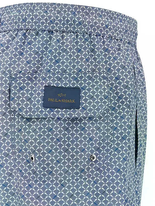 Paul & Shark Geometric Print Swimwear