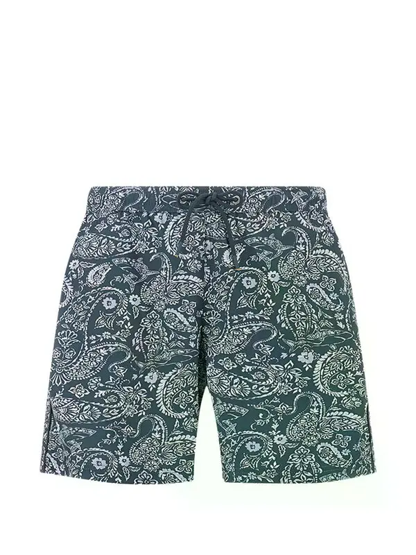 Paul & Shark Paisley Print Swimwear - Blue