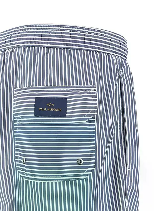 Paul & Shark Stripe-print Swim Shorts