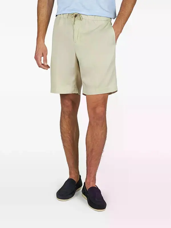 Paul & Shark Garment-dyed Drawstring Bermuda Shorts