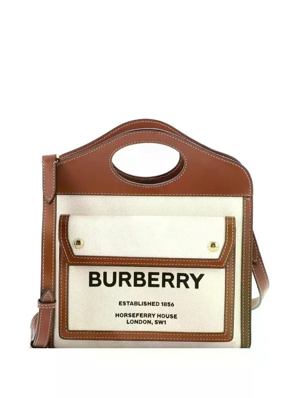 Burberry Logo Pocket Tote With Mini Crossbody Bag