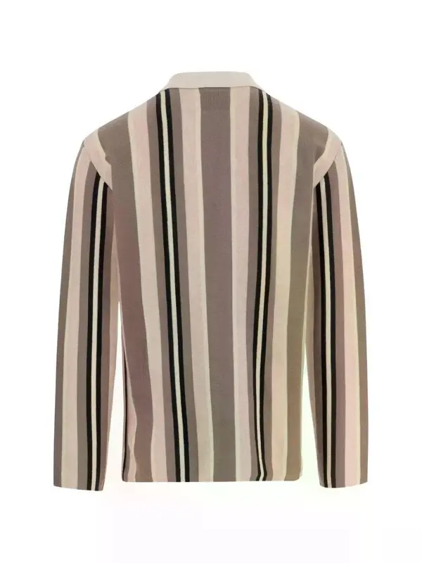 Guest In Residence Striped Rugby Polo Shirt