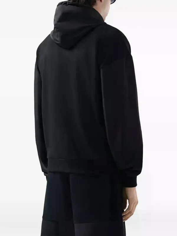 Gcds Logo-detail Zip-up Cotton Hoodie