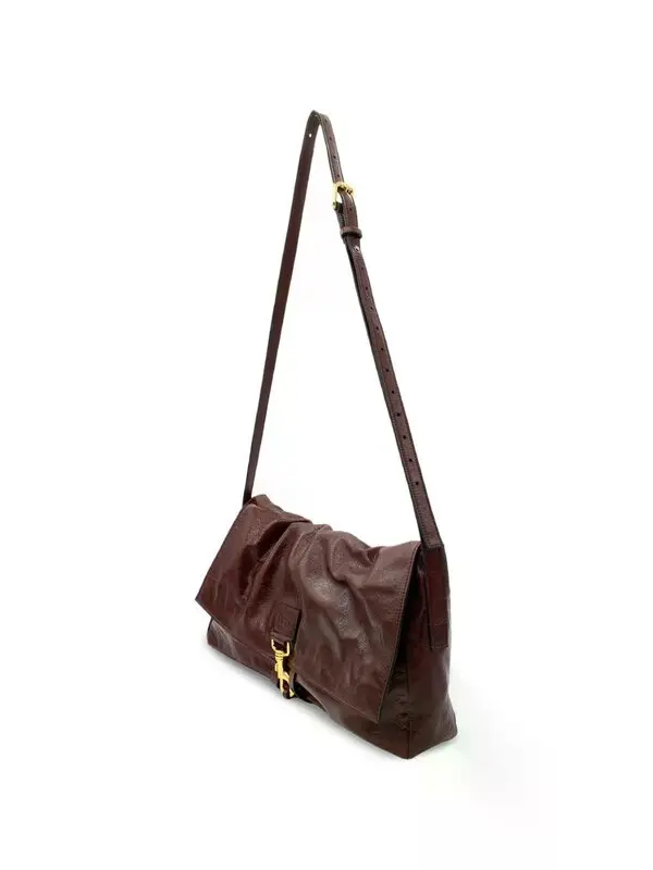 RADICA STUDIO Midi La Bisaccia Soufflè Shoulder Bag - Brown