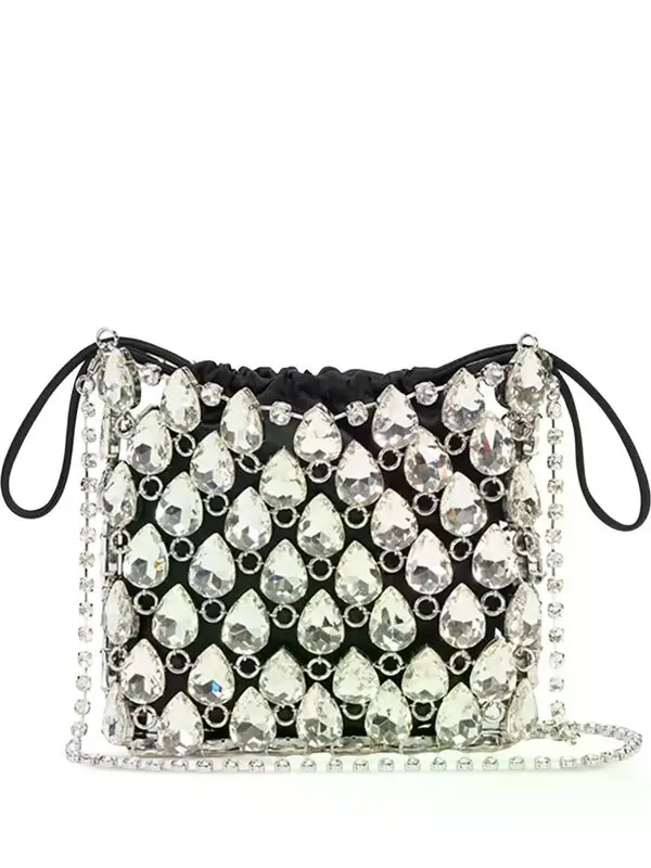 SELF-PORTRAIT Crystal Chainmail Mini Bag