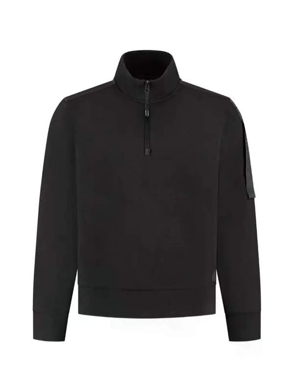 PARAJUMPERS Zip Closure Sweatshirt - Black