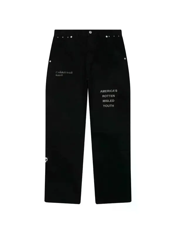 PLEASURES Embroidered Trousers