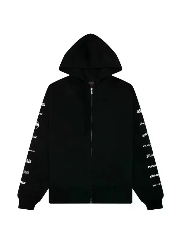 PLEASURES Wordmark Zip Hoodie