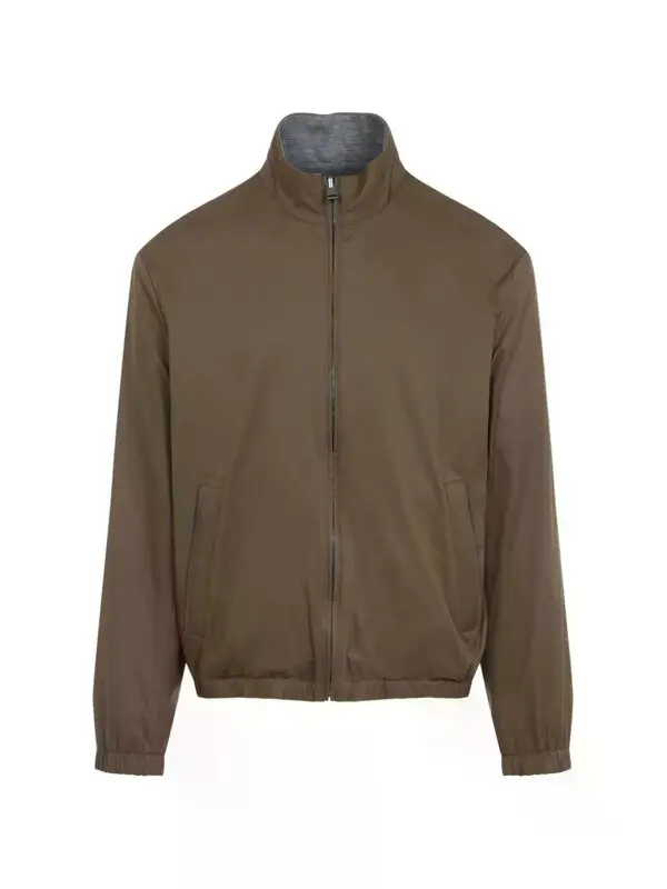 Canali Zip-fastening Jacket - Neutrals