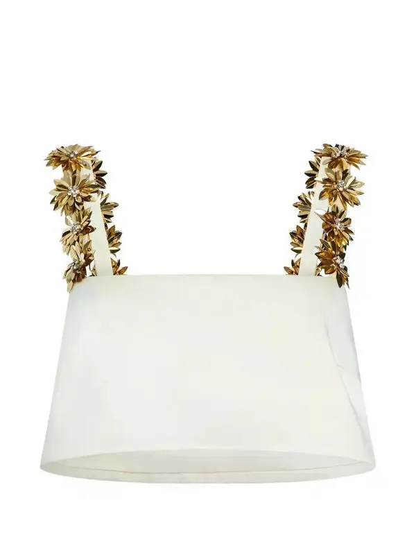 Retrofete Sinead Embellished Top - Neutrals