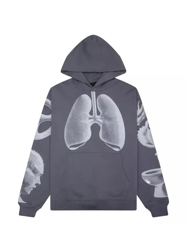 PLEASURES Graphic Print Hoodie