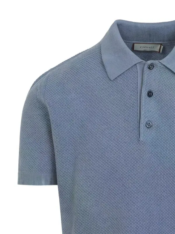 Canali Button-fastening Polo Shirt
