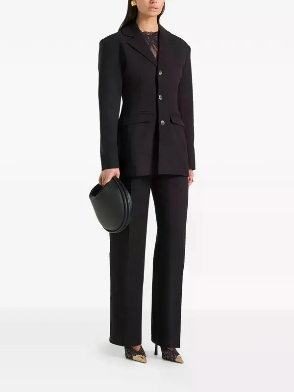 Manière De Voir Claire Marble-button Wide-shoulder Blazer