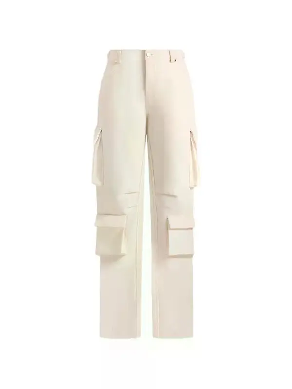 Manière De Voir Emilie Cargo-pocket High-waisted Wide-leg Trousers