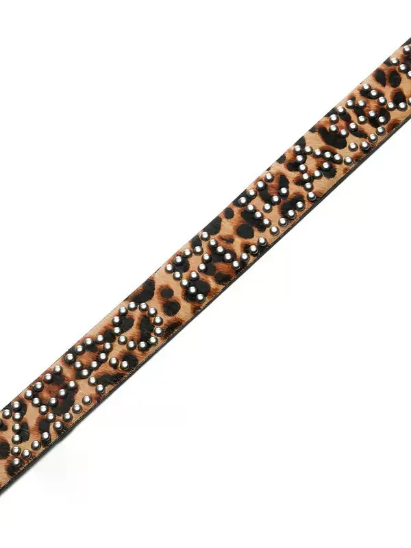 PLEASURES Studded Skull Belt