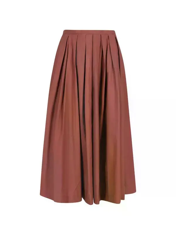 ROBERTO COLLINA Pleated Midi Skirt
