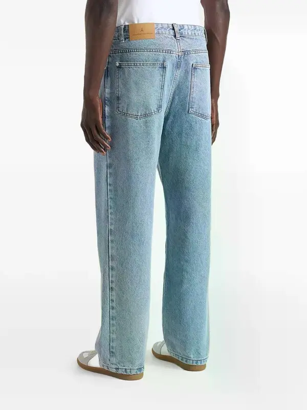 Manière De Voir Relaxed Fit Faded Jeans