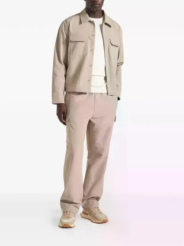 Manière De Voir Maniere De Voir Elasticated Cargo Trousers - Neutrals
