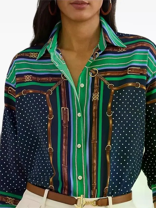 Ralph Lauren Polka-dot Print Shirt