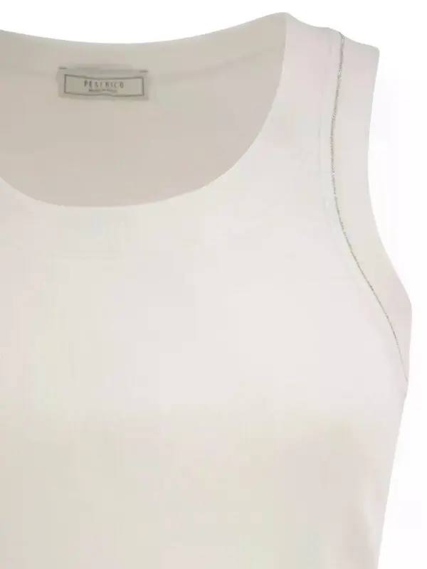 Peserico Ribbed-trim Top